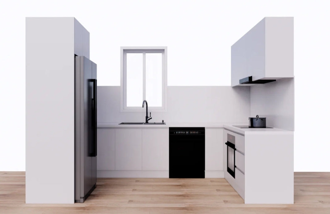 Matt White Polyurethane Otti Archie Arch Wall Mounted Bathroom Shaving ...