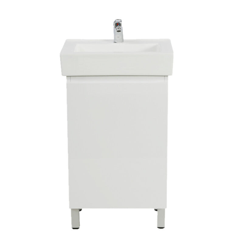 500*325*850mm Poseidon White Polyurethane MDF Bathroom Mini ...