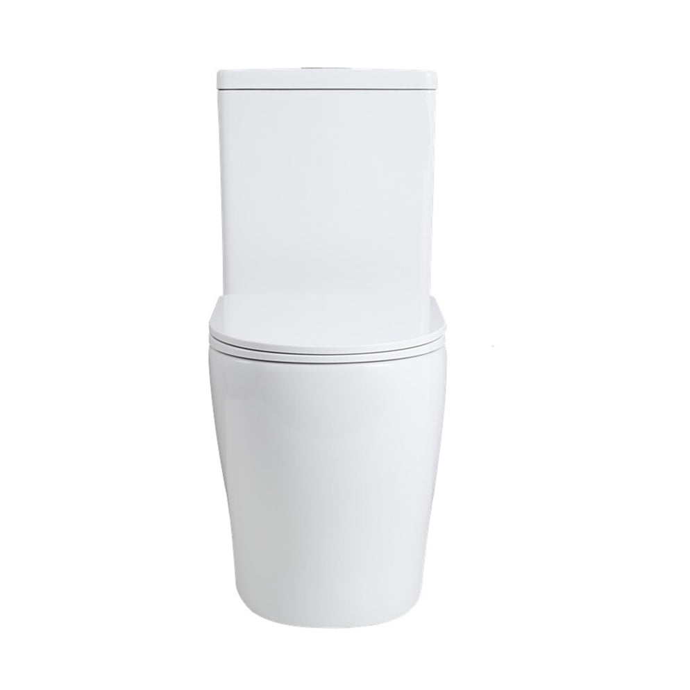 Poseidon Zeus Gloss White Ceramic Back To Wall Toilet - Rimless ...